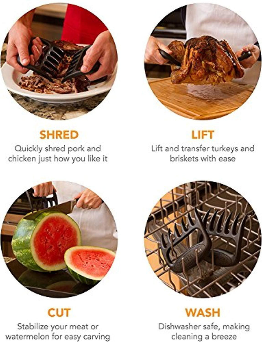 Owd Claws Premium Meat Shredder Claws Versatile Bear Paws BBQ, Smoker ...